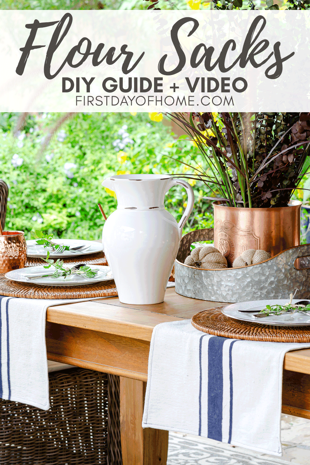 Simple Flour Sack Dish Towels You Can Make in a Day
