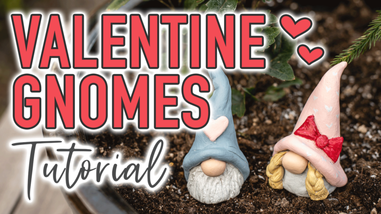 How to Make a Valentine Gnome with a Surprising Technique!