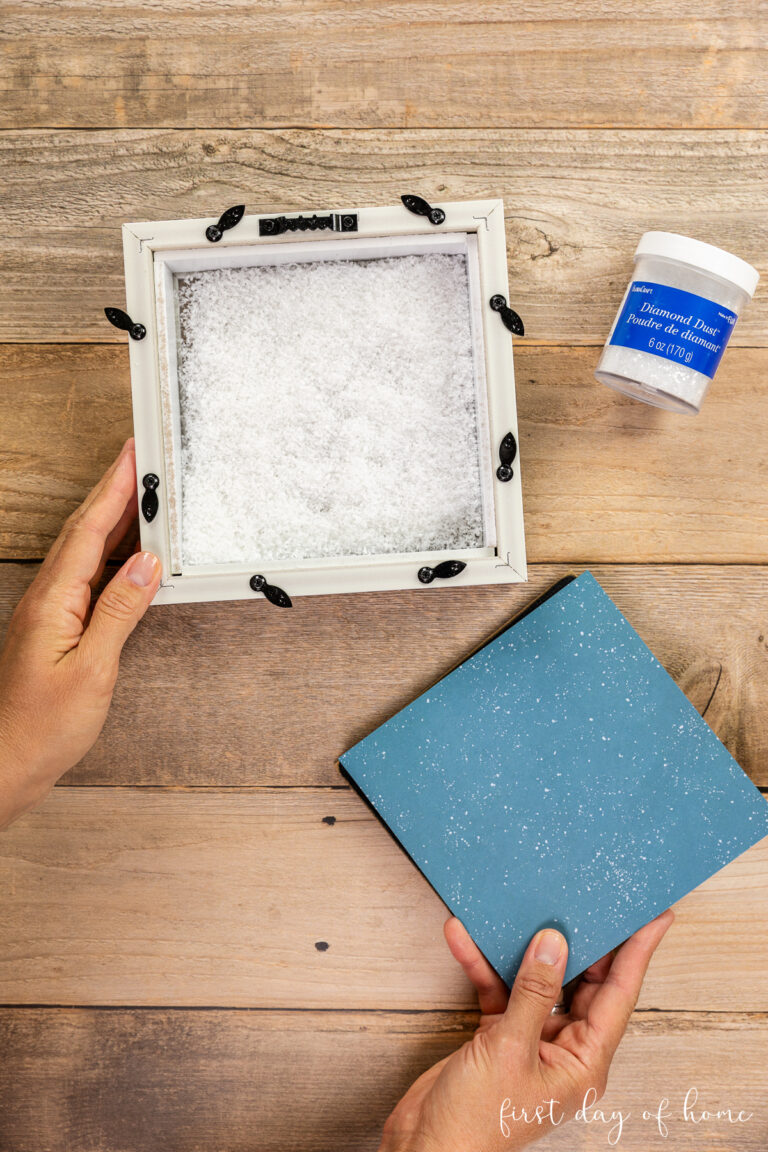 Easy Christmas Shadow Boxes | First Day of Home
