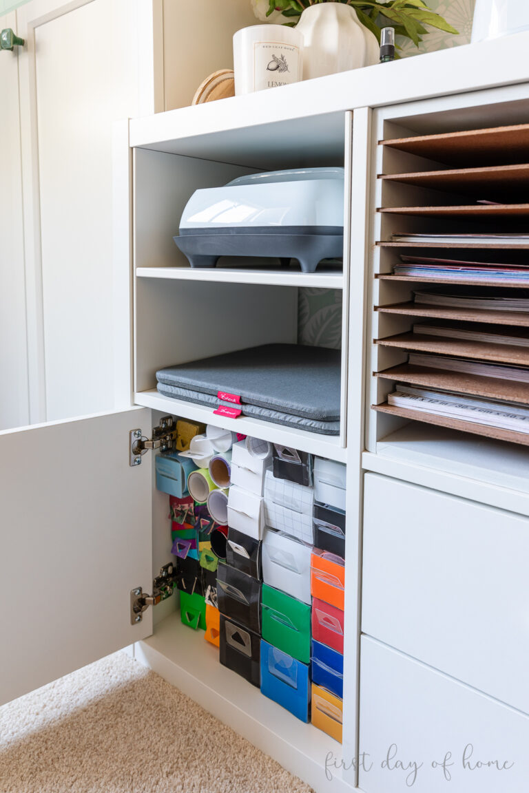 Best Cricut Storage Ideas | First Day of Home