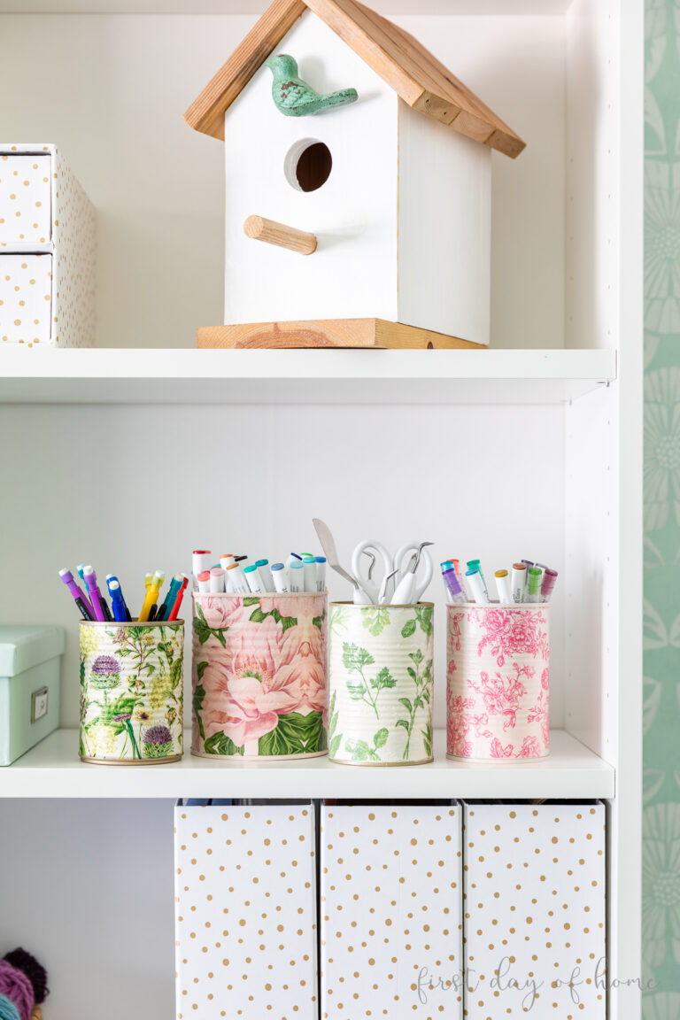 How to Decoupage Cans: Easy Craft Idea