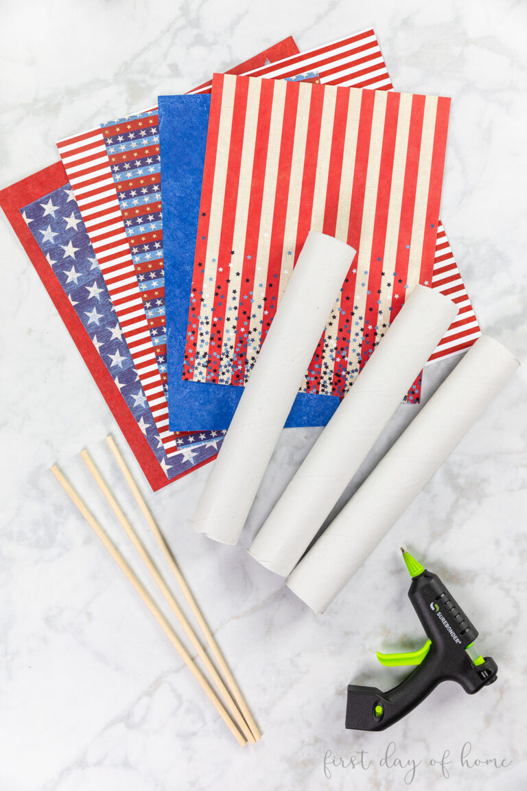 Easy Fireworks Craft for July 4th | First Day of Home