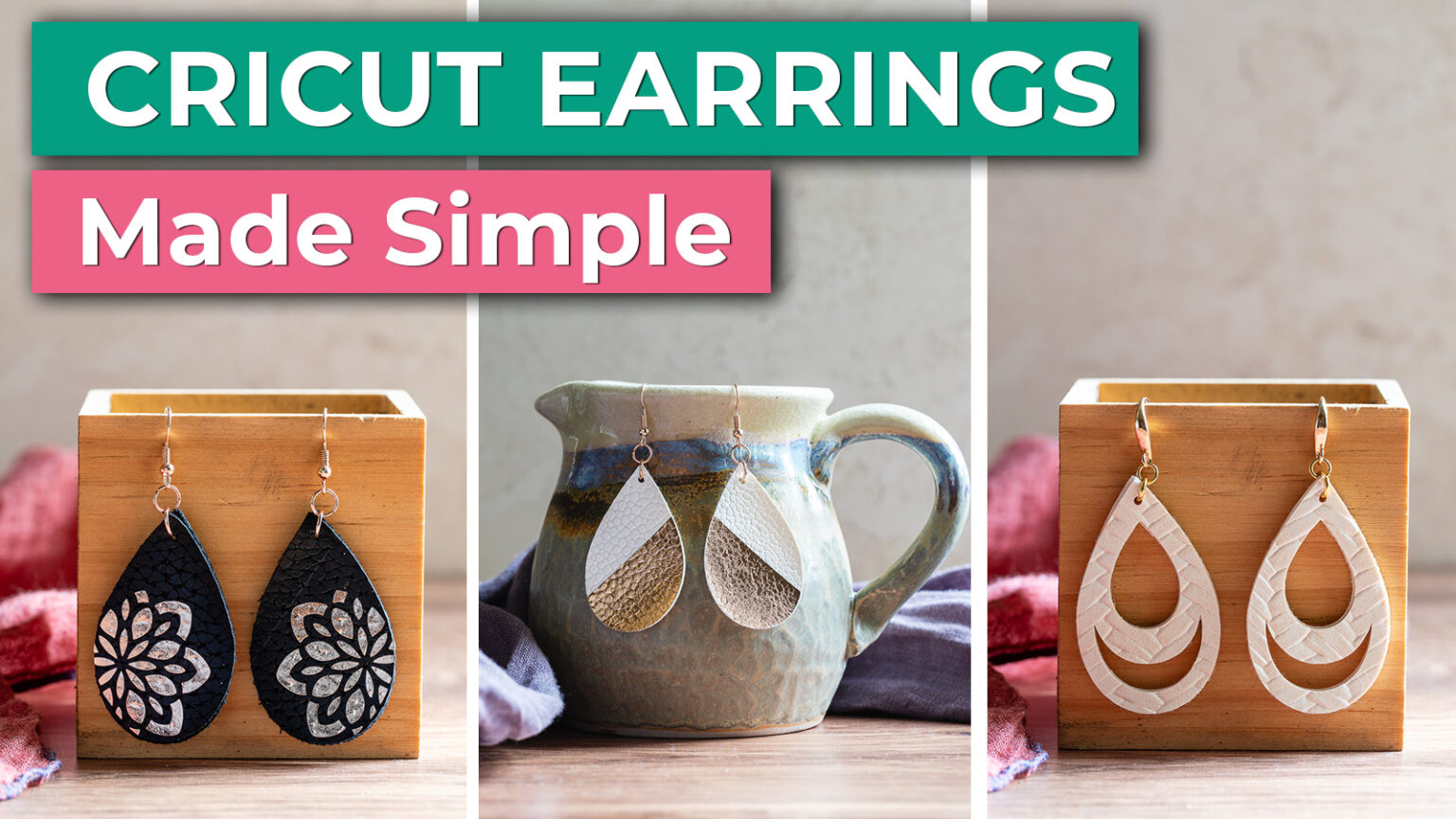 How to Make Earrings with Cricut - Beginner Tutorial