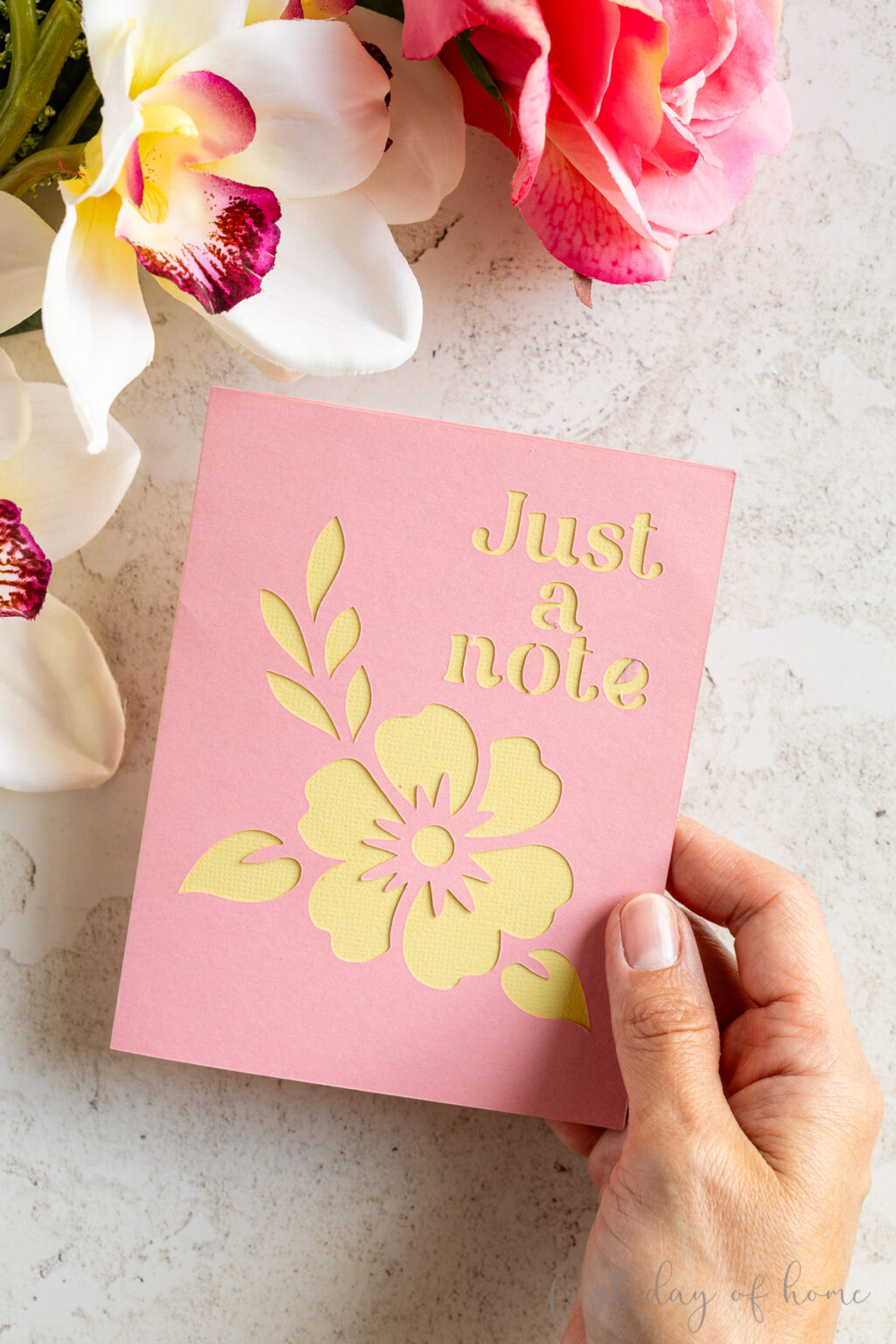 Easy Cricut Cards: Beginner Tutorial – First Day of Home